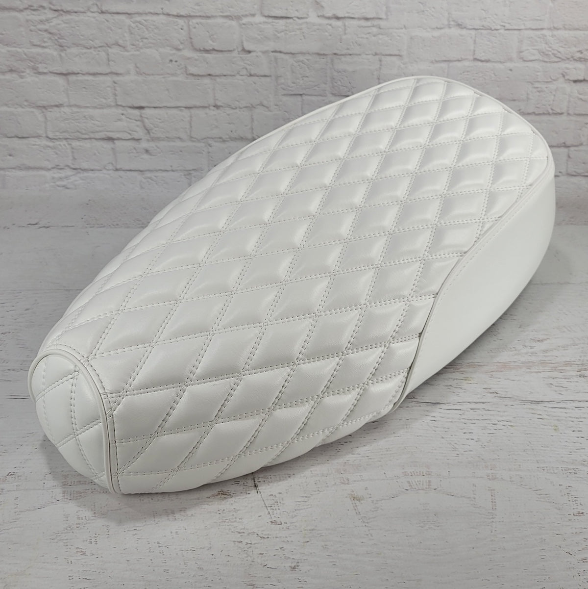 Genuine Buddy KICK White Diamond Handmade Seat Cover Handmade – Cheeky ...