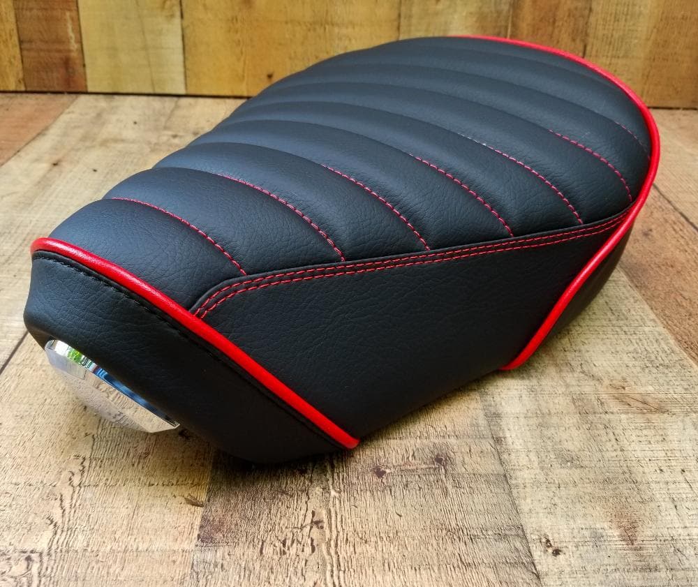 Honda C125 Super Cub / Trail Black Padded Seat Cover - Customizable ...