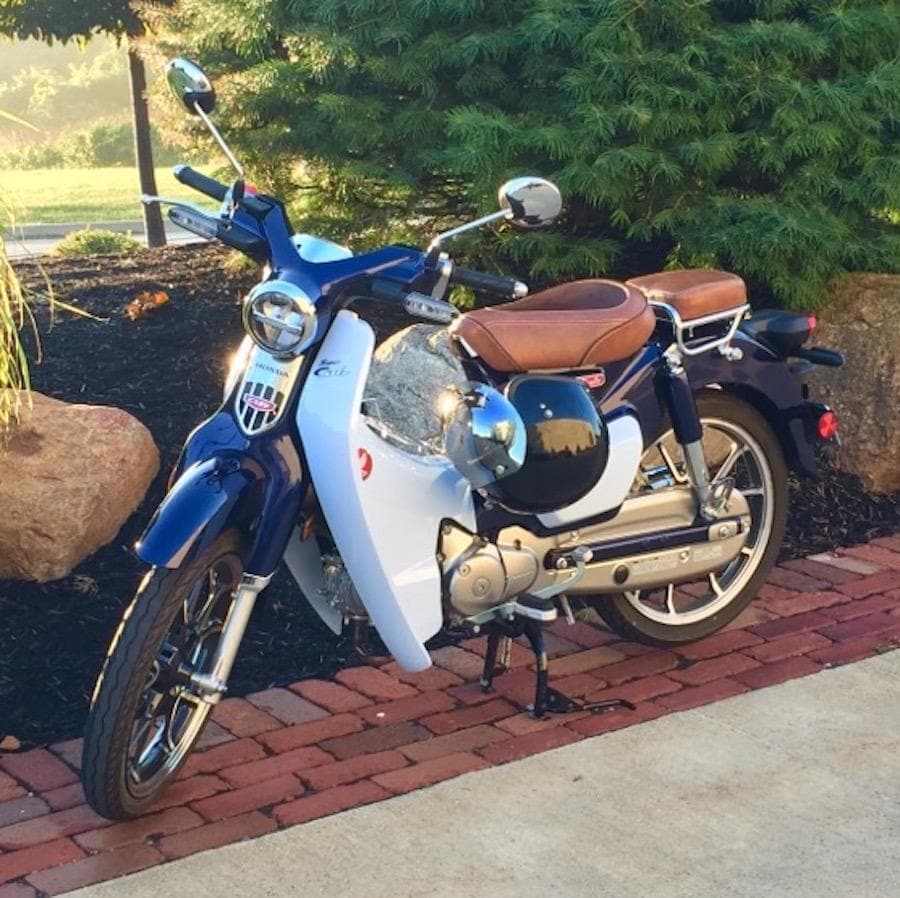 Honda Super Cub / Trail Seat Cover C125 Caramel – Cheeky Seats Scooter ...